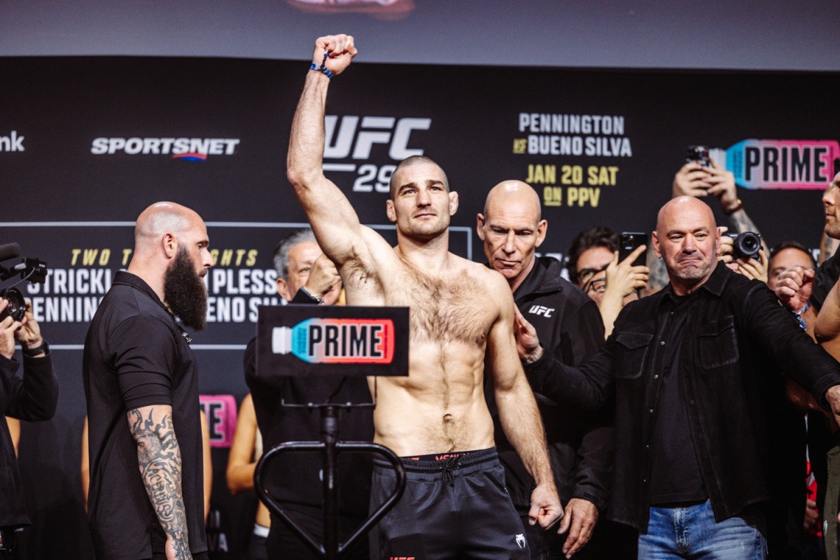 UFC 297 Ceremonial Weigh-In Photo Gallery | Strickland vs Du Plessis ...