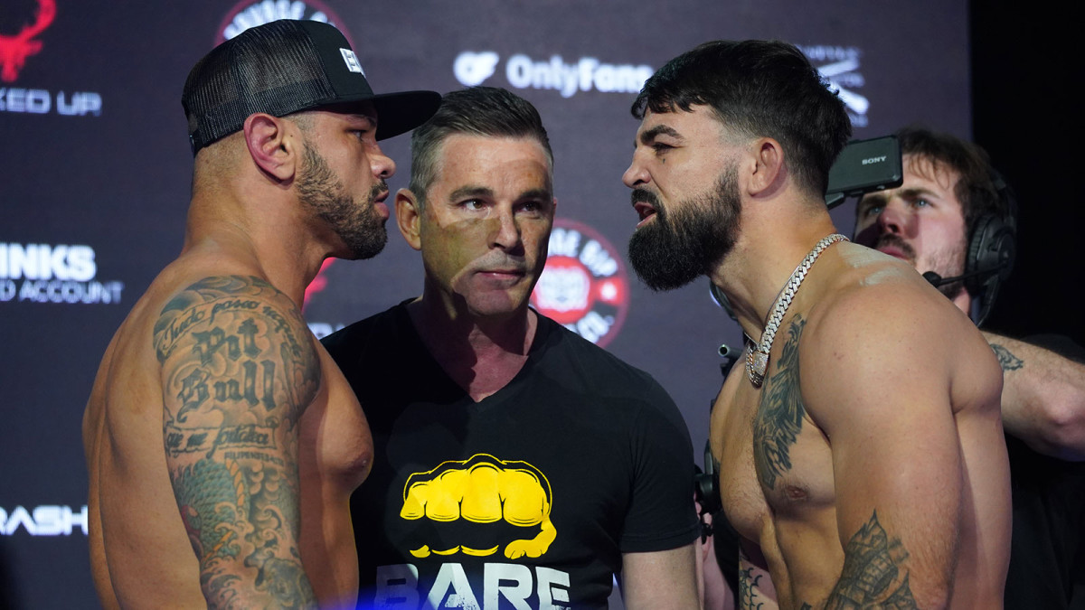‘Knucklemania 4’ main event face-off: Mike Perry vs. Thiago Alves ... ‘Knucklemania 4’ main event face-off: Mike Perry vs. Thiago Alves ...